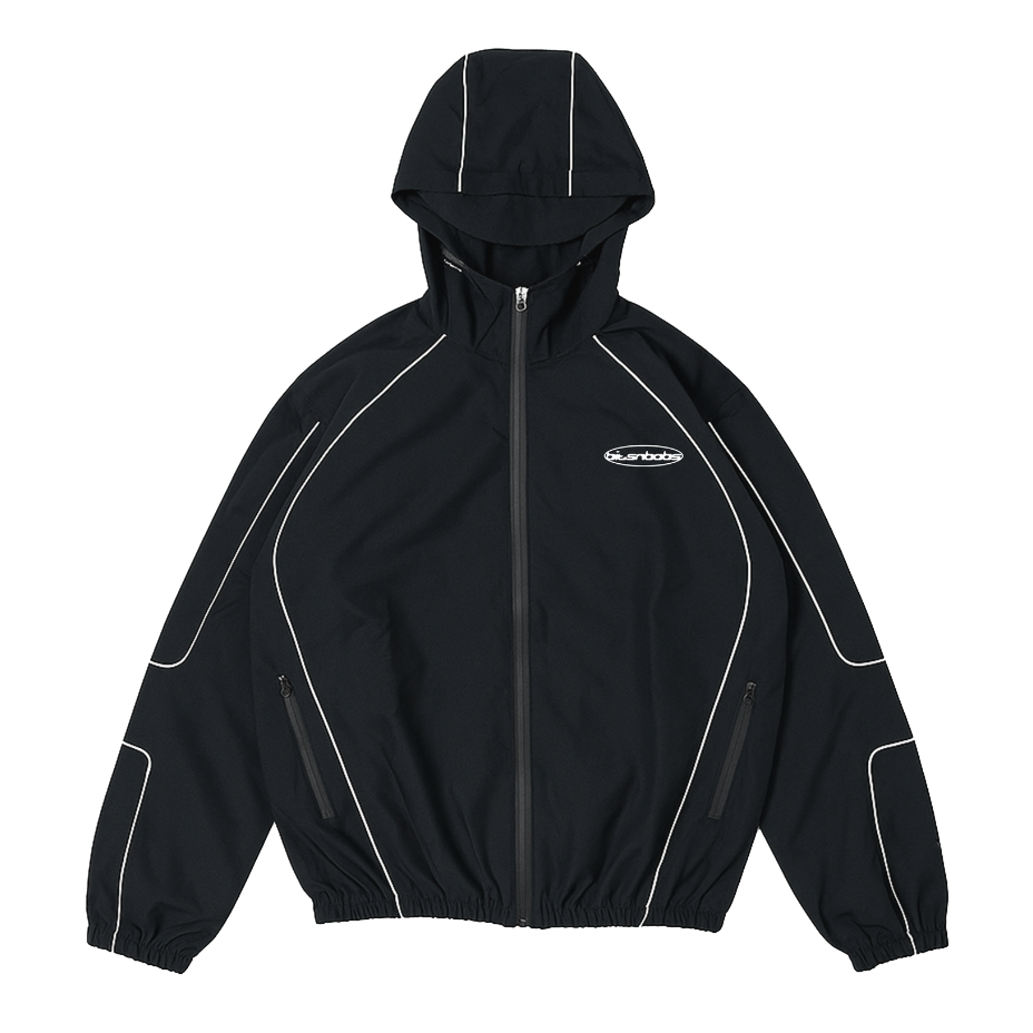 Jual Bitsnbobs Gorpcore Jacket Reflective Davis Black | Shopee Indonesia
