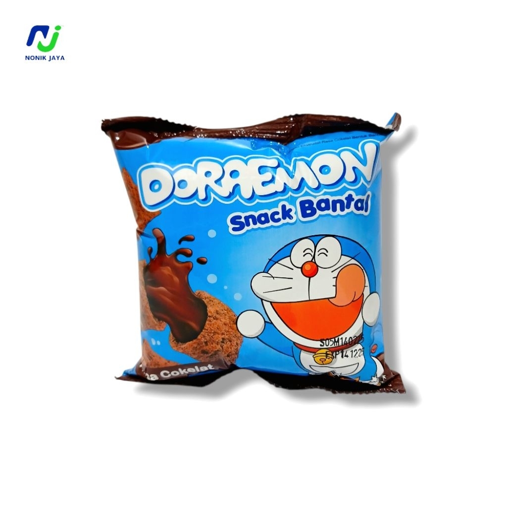 Jual Doraemon Snack Bantal Rasa Cokelat SNACK BERHADIAH Paket 5 Pcs@30g ...