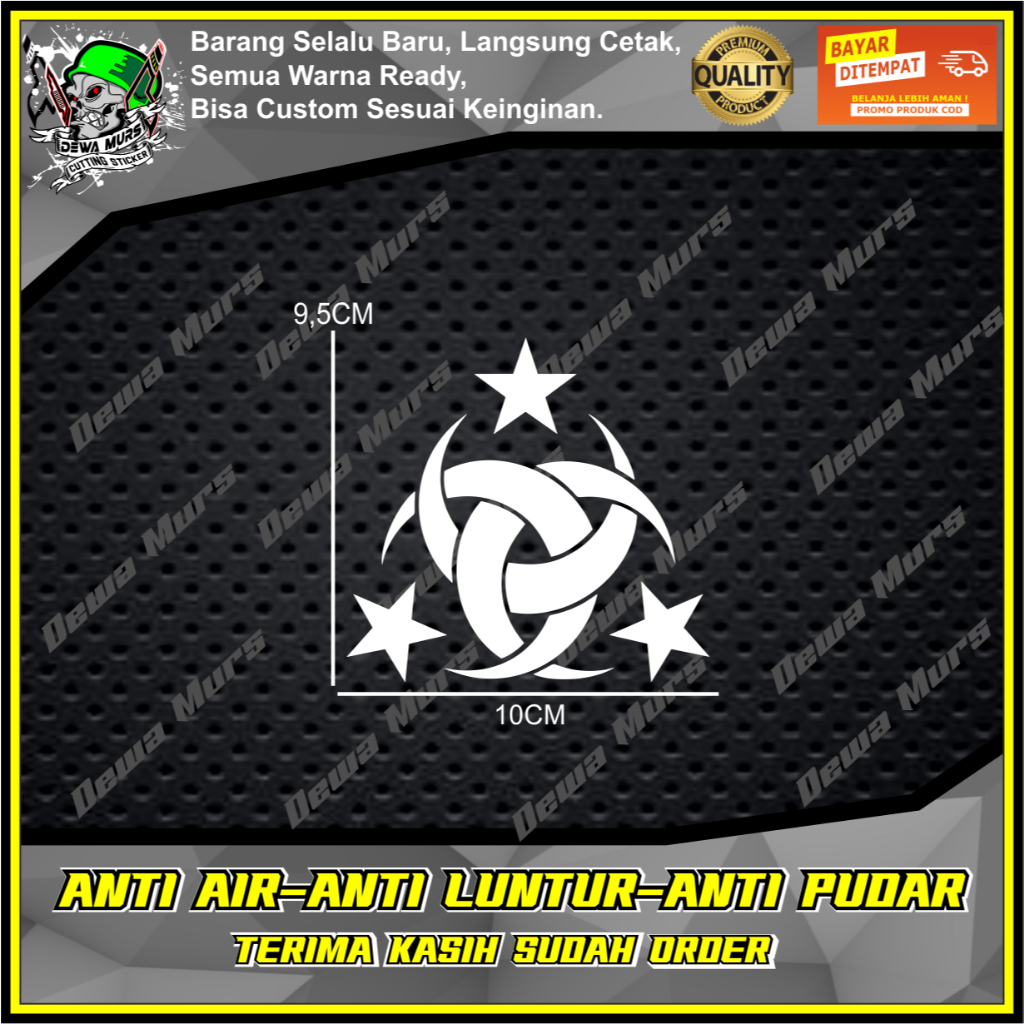 Jual Cutting Sticker LOGO TESKILAT-I MAHSUSA Sticker Cocok Buat Motor ...
