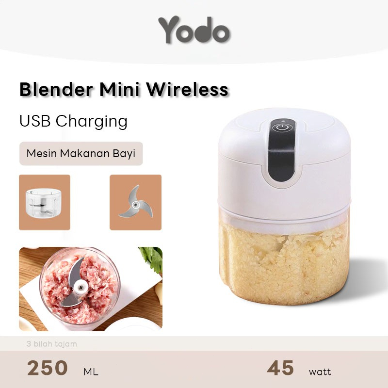 Jual Blender Mini 250ml Multifungsi - Blender Mini Chopper Giling ...