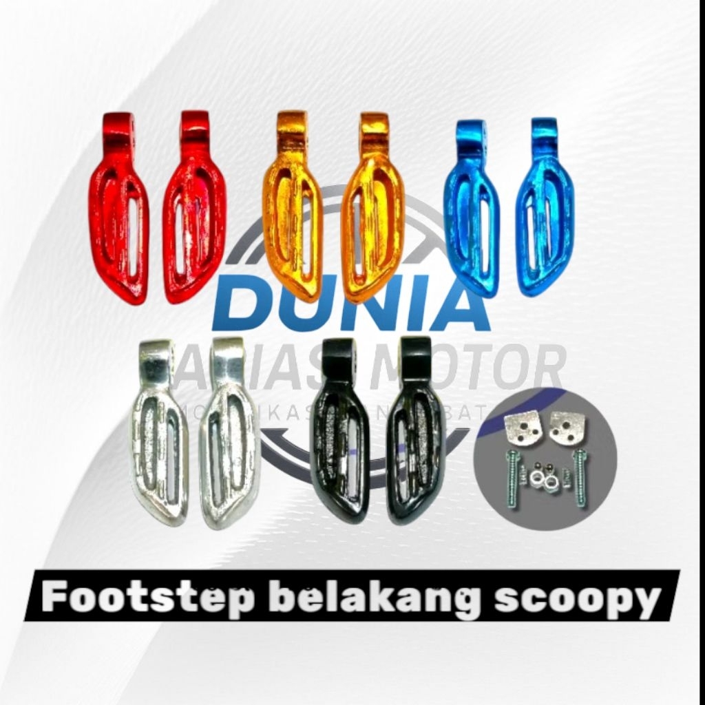 Jual Footstep scoopy 2021 aluminium warna foot step motor matic ...