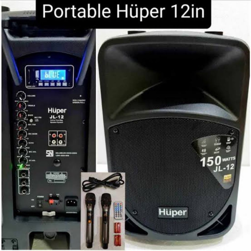 Jual PORTABLE HUPER JL 12 (12 INC) | Shopee Indonesia