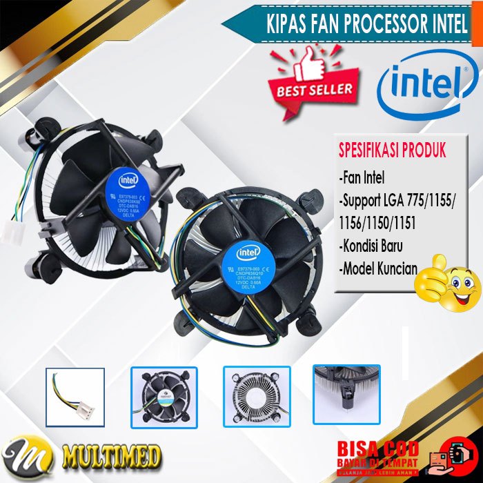 Jual FAN Processor Intel untuk LGA 775 / 115x | Shopee Indonesia
