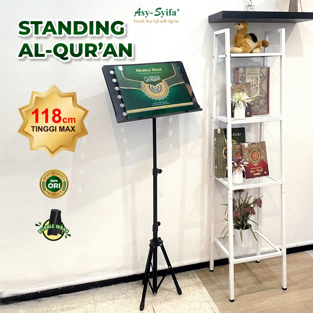 Jual Asy Syifa - Stand Al Quran Jumbo Stand Book Dudukan Besi Alquran ...