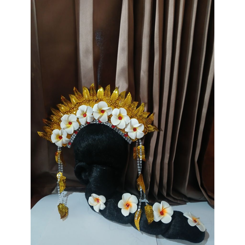 Jual satu set lengkap sanggul sangul modern dan mahkota bando adat bali ...
