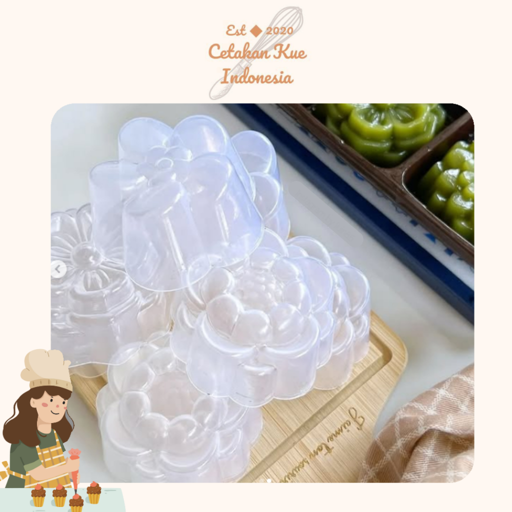 Jual {CKI} Cetakan Puding Viral / Cetakan Puding Flower Set / Cetakan ...