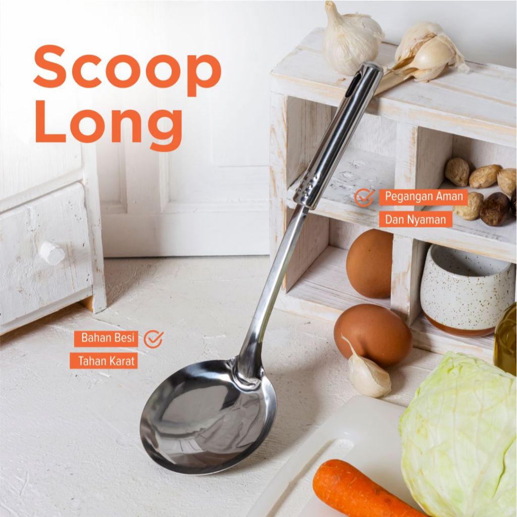 Jual Sendok Sup Shabu-Shabu Centong Sayur Berlubang Soup Ladle ...