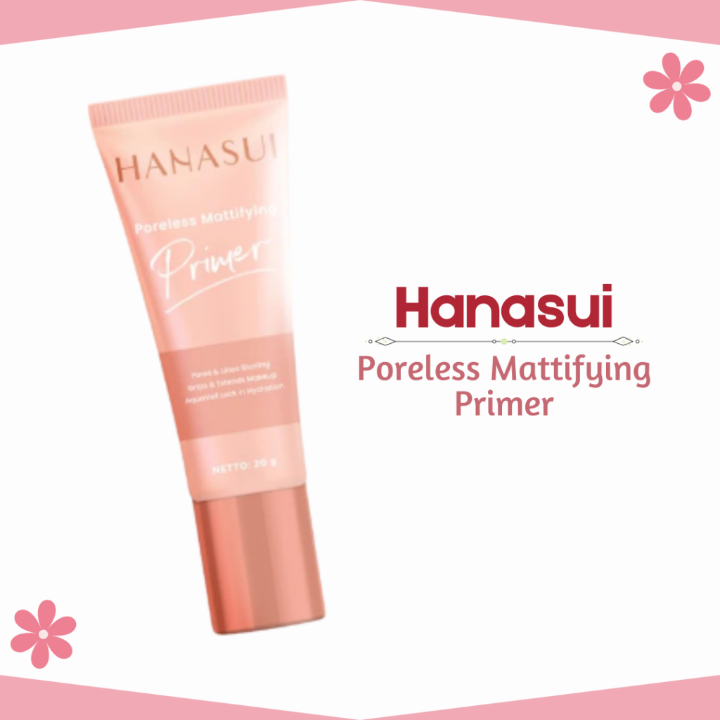 Jual Hanasui Poreless Mattifying Primer 20g | Shopee Indonesia