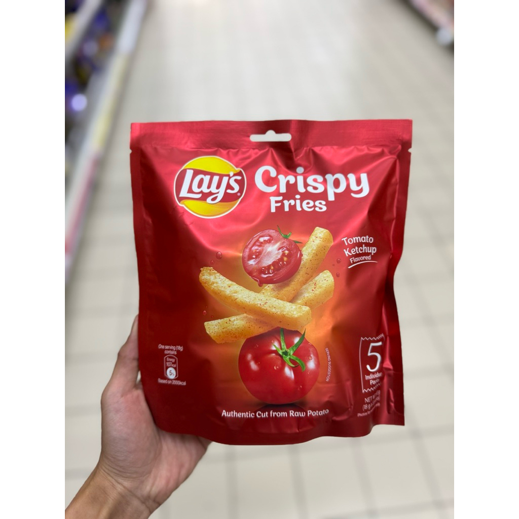 Jual Lay’s lays crispy fries tomato / original / seaweed | Shopee Indonesia