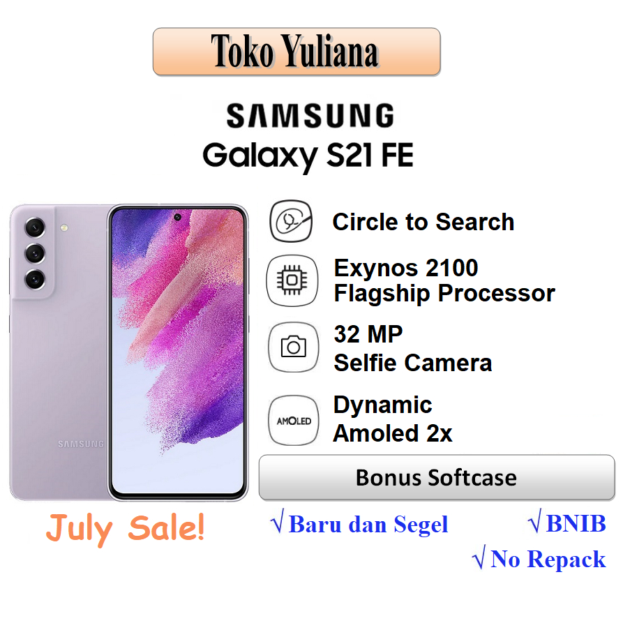 Jual Samsung Galaxy S21 FE 5G 8/256GB Garansi Resmi SEIN SM G990E ...