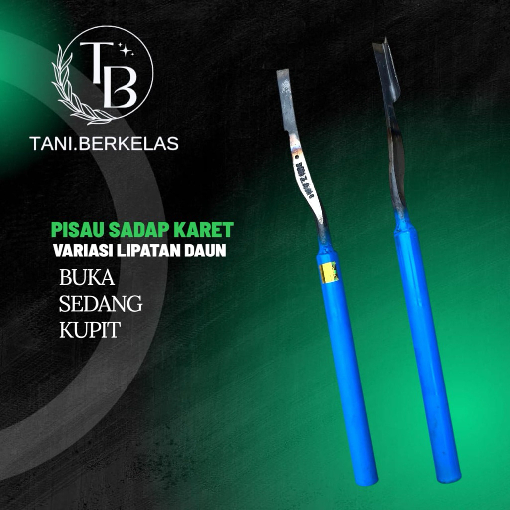 Jual Pisau sadap karet dorong baja super tajam desain Ergonomis ...