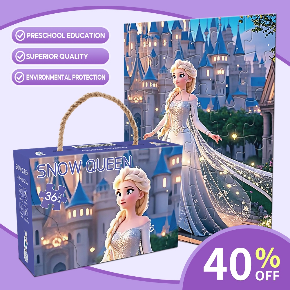 Jual Disney Frozen Elsa Anna Jigsaw Puzzle for Kids – 36/150pcs ...