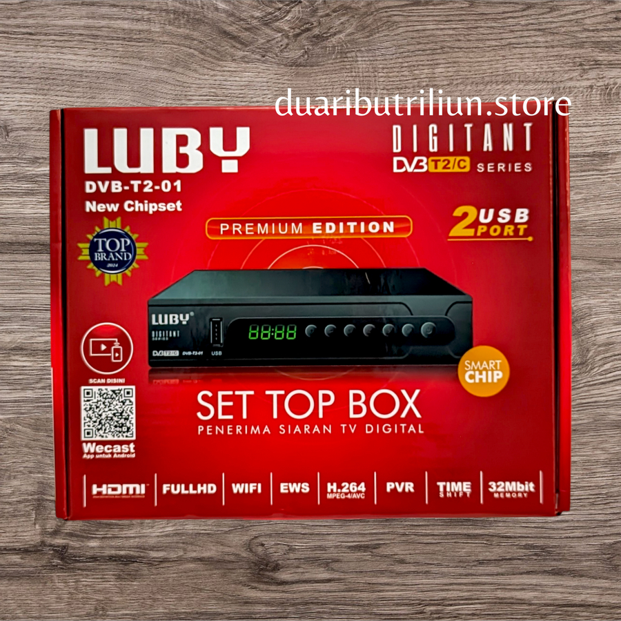 Jual Set Top Box STB Luby Tipe DVB-T2-01 / Sangat Cocok Untuk TV ...