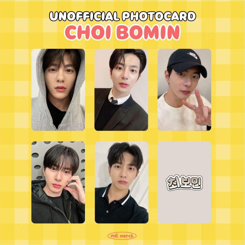 Jual (DAPAT 5 PC) / CHOI BOMIN GOLDEN CHILD / PHOTOCARD UNOFFICIAL ...
