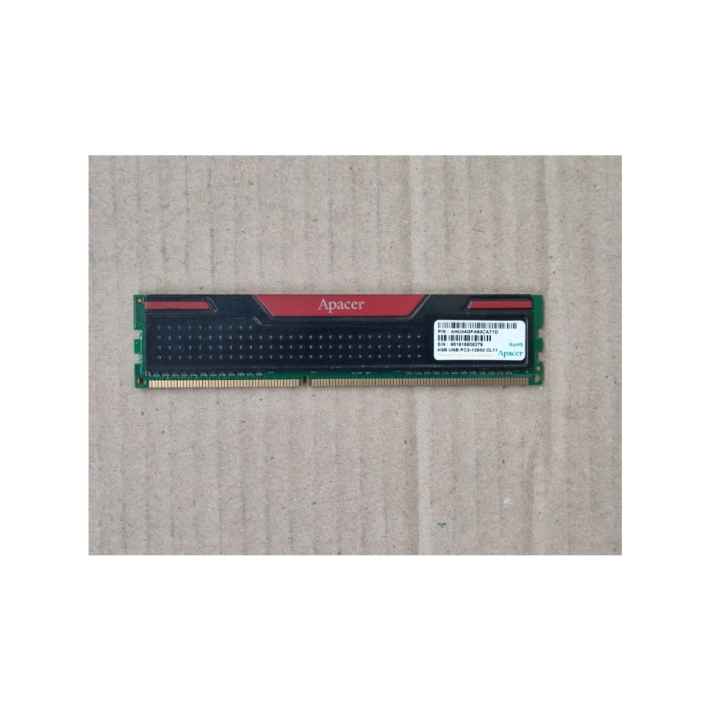 Jual RAM MERK APACER 4gb ddr3 PC12800 Support di pakai di motherboard ...