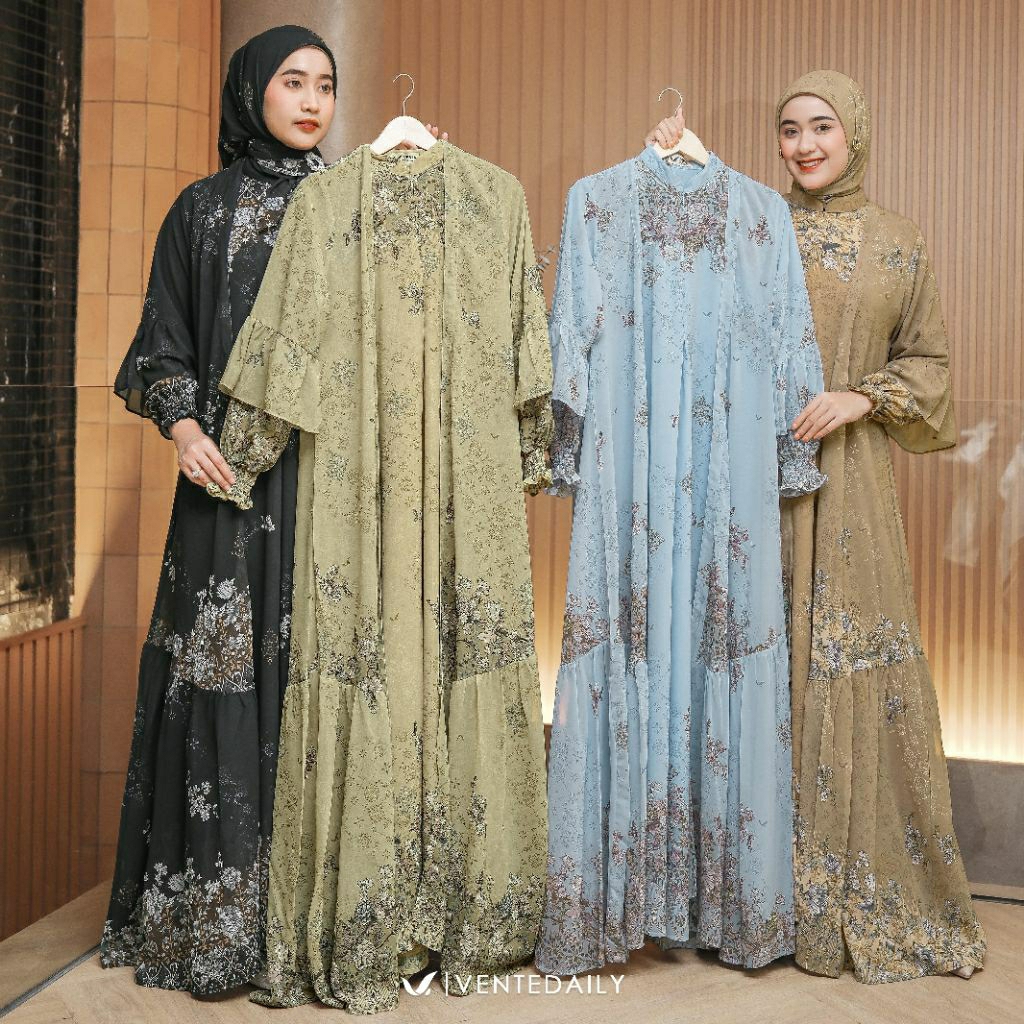Jual Umaiza Falleta Zahiya Adeeva Althea Nazia Dress Wanita Premium ...