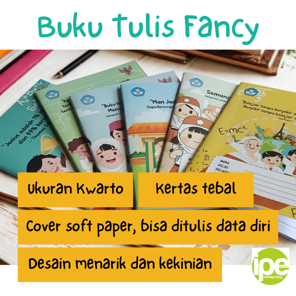 Jual Buku Tulis A5 unik, (1 pack), cover soft paper, isi 36 lbr, kertas ...