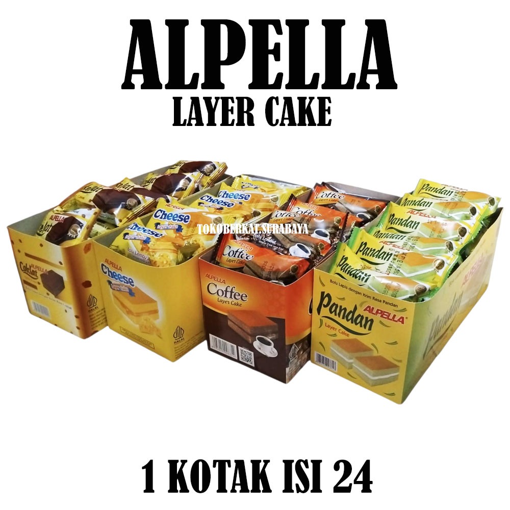 Jual ALPELLA LAYER CAKE BOLU LAPIS ISI 24 | Shopee Indonesia