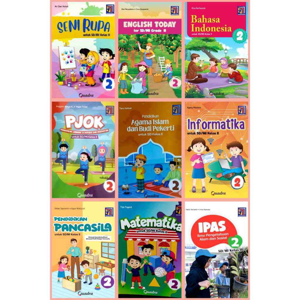 Jual Buku paket kelas 2 SD/MI Kurikulum Merdeka - Quadra | Shopee Indonesia