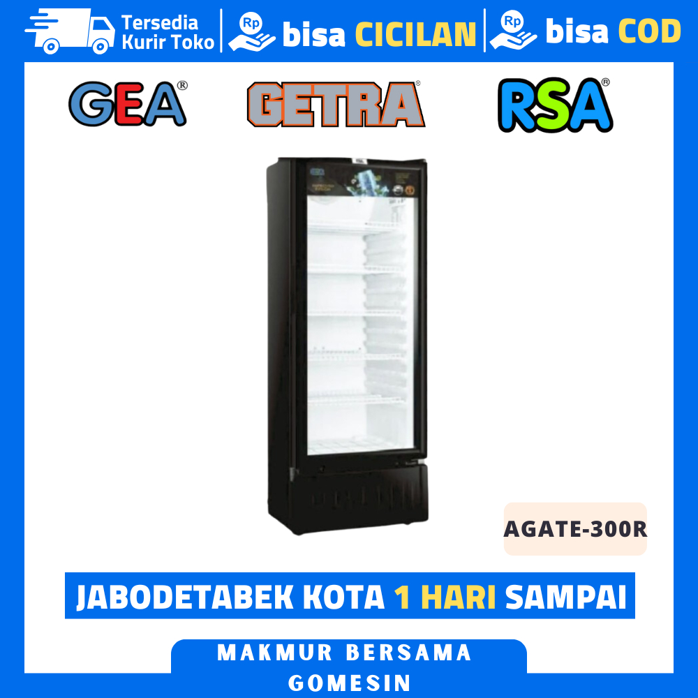 Jual Showcase Minuman RSA AGATE 300R Kulkas Pendingin Garansi Resmi ...