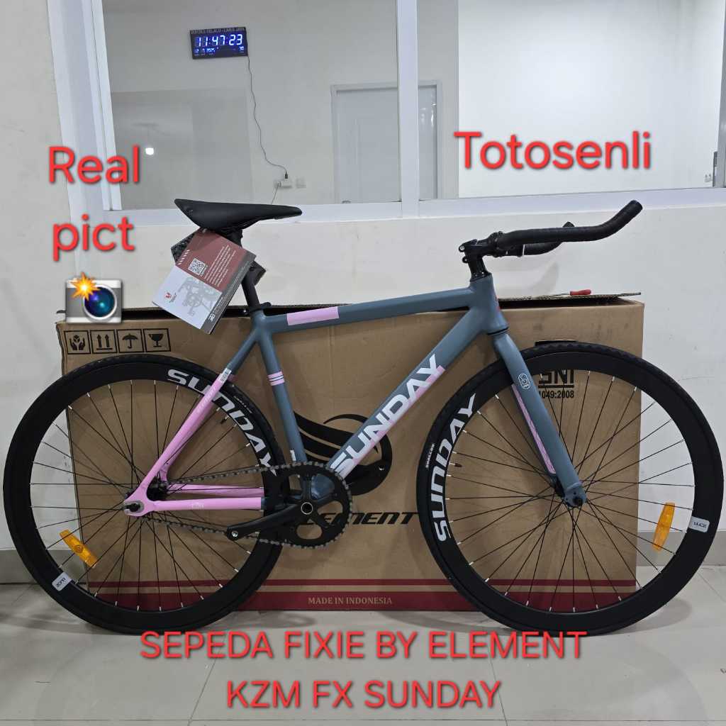 Jual SEPEDA FIXIE BY ELEMENT POLICE SUNDAY KZM 700C FRAME ALLOY ...