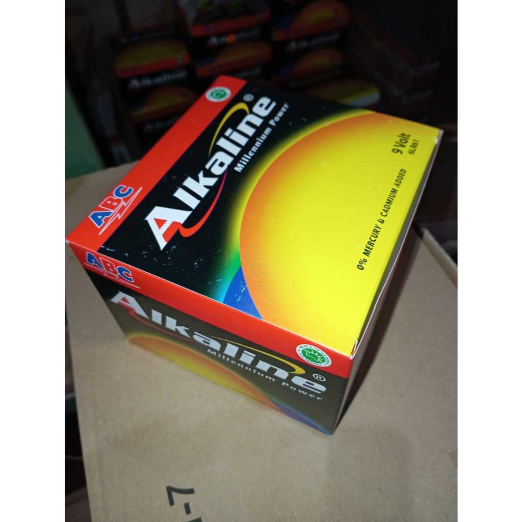 Jual [PAKET HEMAT 12PC] Baterai 9V Alkaline Kotak Battery MIC Alkaline ...
