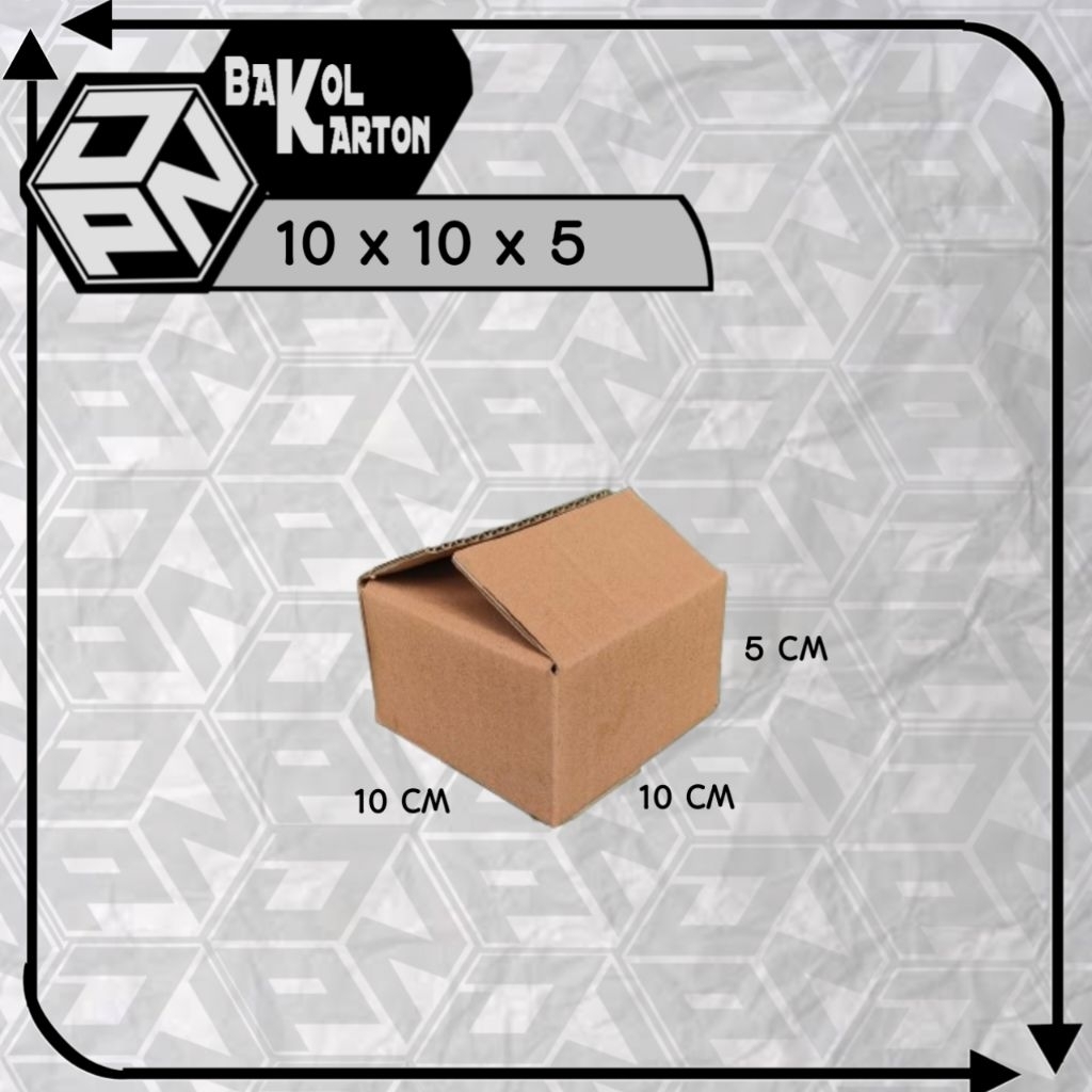Jual Kardus Packing 10x10x5 , Kardus Box polos ,Kardus Packing | Shopee ...