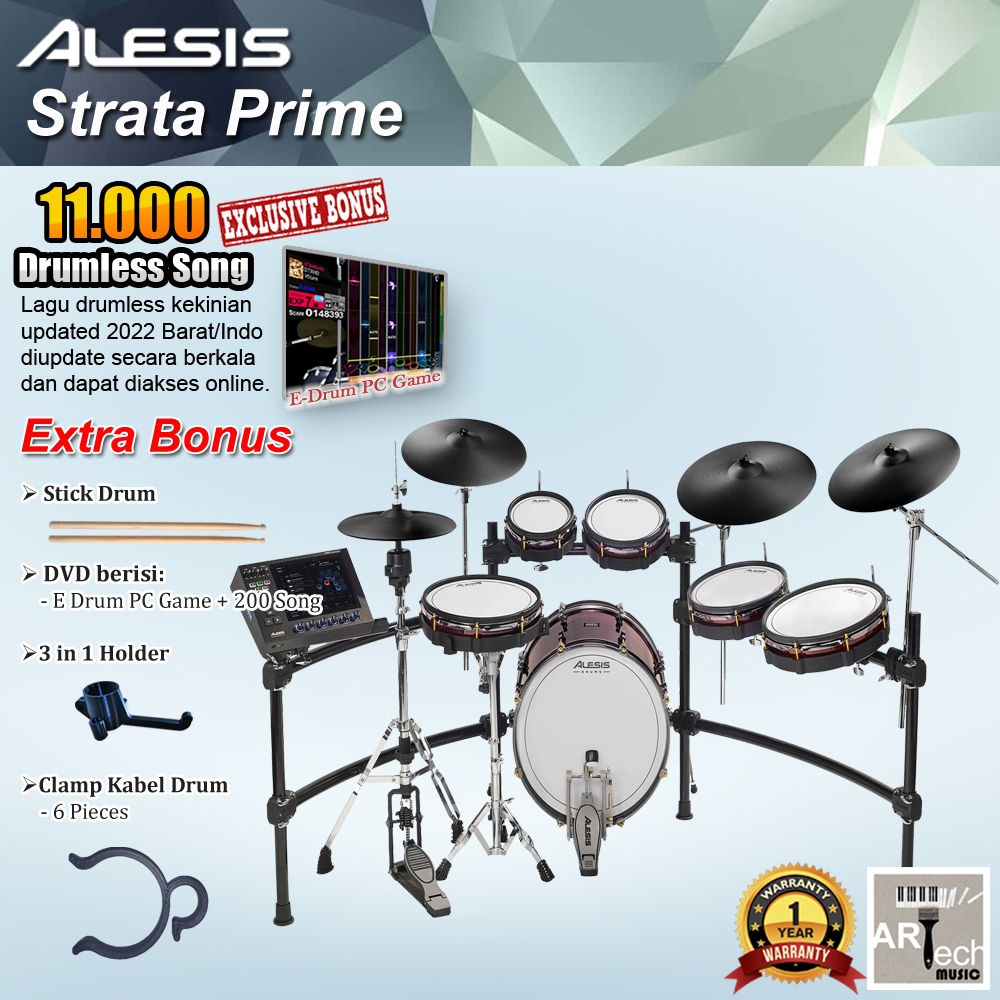 Jual Alesis Strata Prime Electronic Drum Kit / Electric Drum Set ...