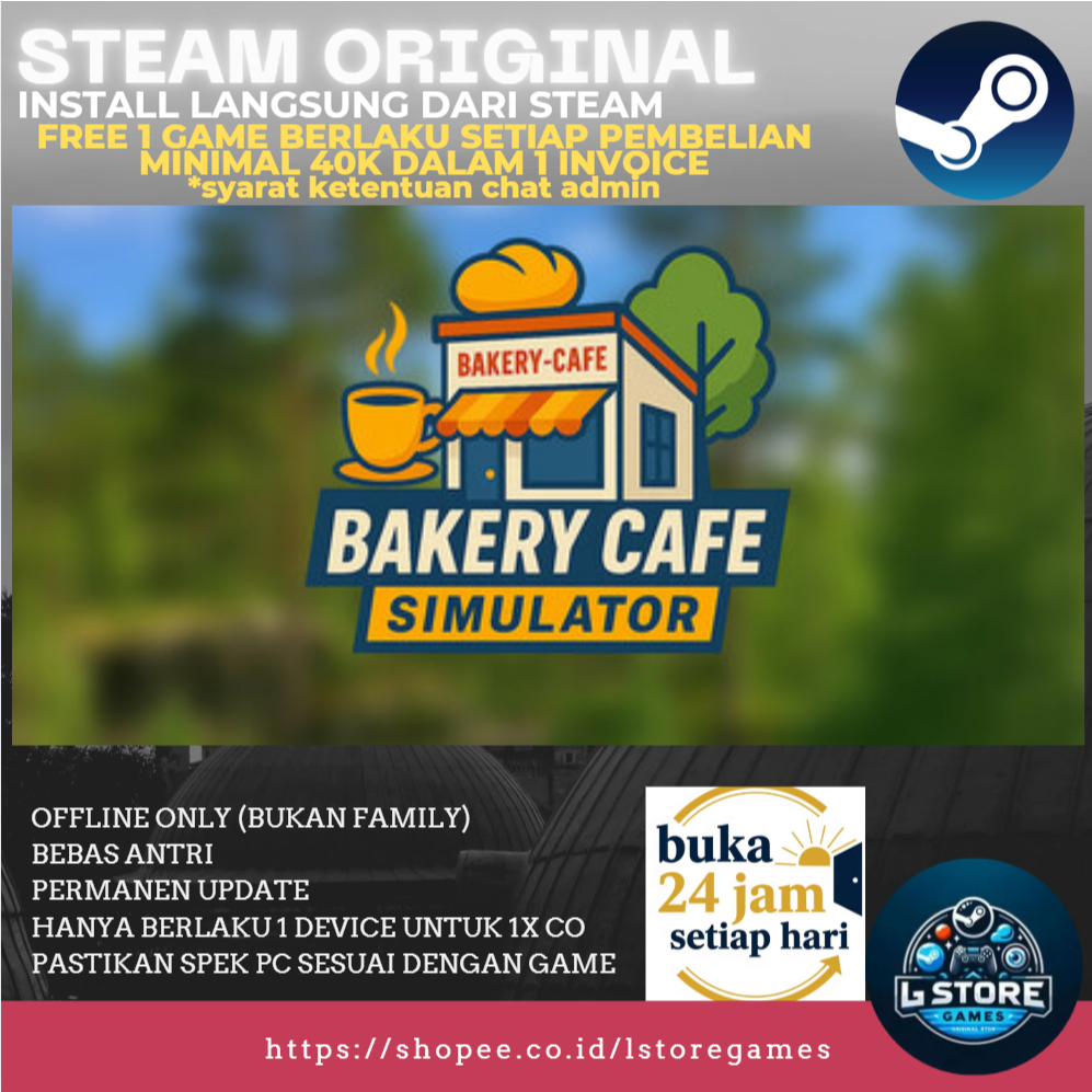 Jual Bakery Cafe Simulator Offline Game PC Original | Shopee Indonesia