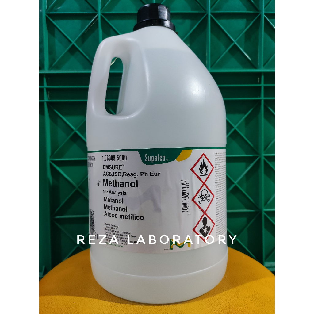 Jual METHANOL FOR ANALYSIS EMSURE MERCK 106009 - 5L ORIGINAL | Shopee ...