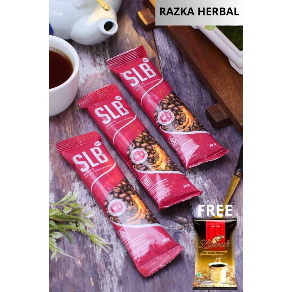 Jual PAKET 3 SACHET NEW SLB + FREE 3 SACHET KOPI LUAK | Shopee Indonesia