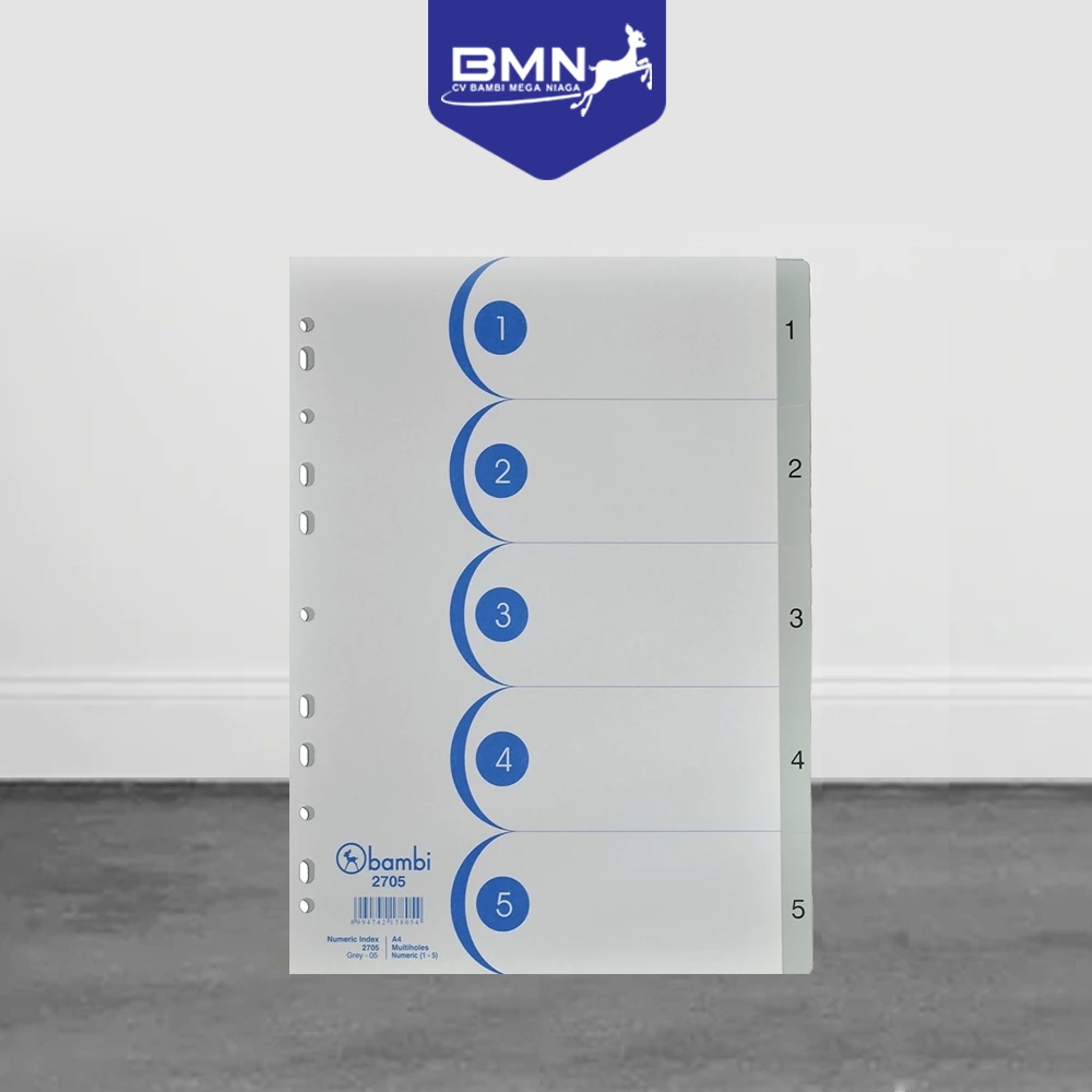 Jual Bambi Isi Binder A4 Divider & Indexes Pembatas Kertas Binder Edisi ...