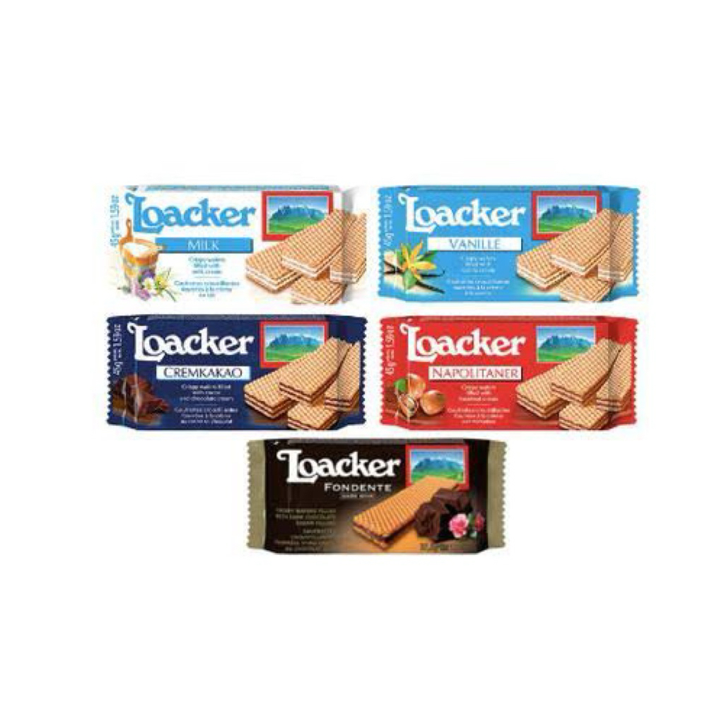 Jual Loacker Classic Crispy Wafer Loacker Vanilla / Napolitaner ...