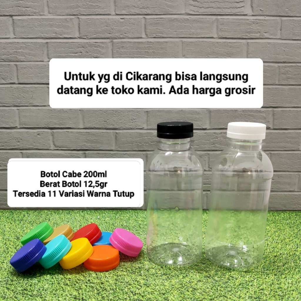 Jual Botol Cabe 200ml Free Bubblewrap | Shopee Indonesia
