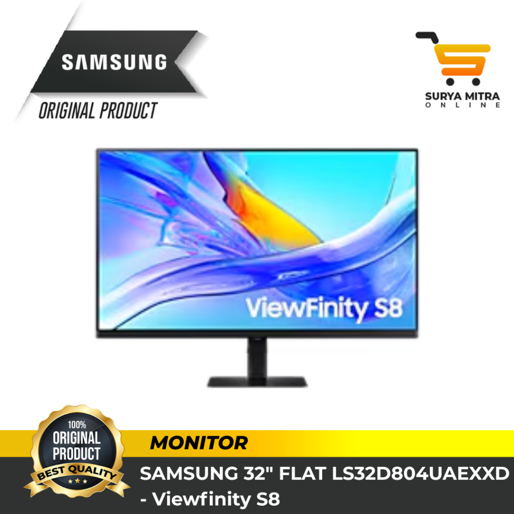 Jual Monitor Samsung 27" / 32" ViewFinity S8 UHD S80D S27D804 / S32D804 ...