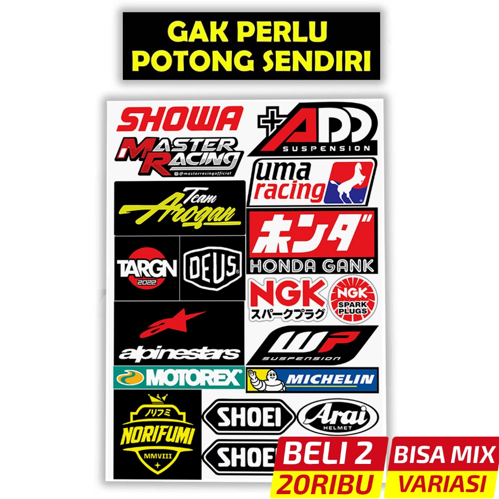 Jual Stiker Motor, Sticker Motor, Stiker Motor Keren, Stiker Racing ...