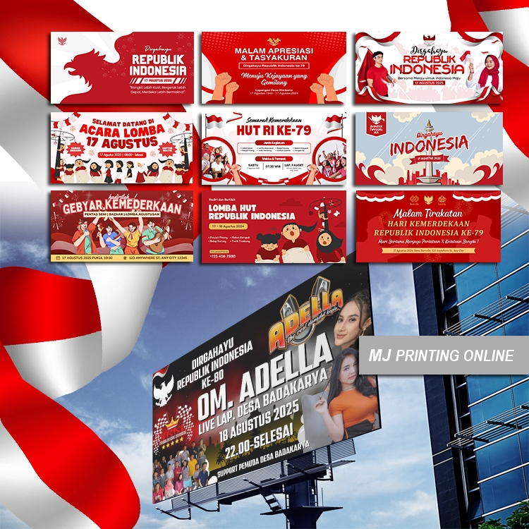 Jual Spanduk Agustusan Republik Indonesia Banner Lomba Agustusan Acara ...