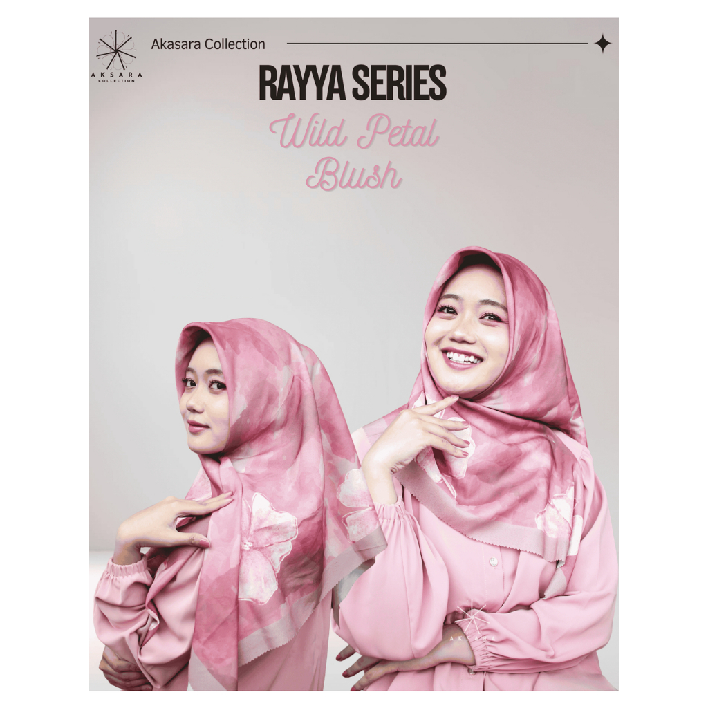 Jual Hijab Segi Empat Wild Petal Blush – Aksara Rayya Series | Mauve ...