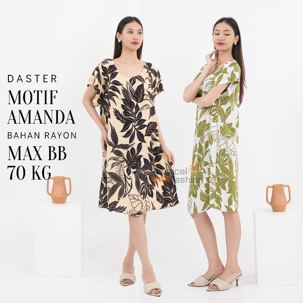 Jual Daster Bali Amanda Bahan Rayon Premium Termurah Kekinian | Shopee ...