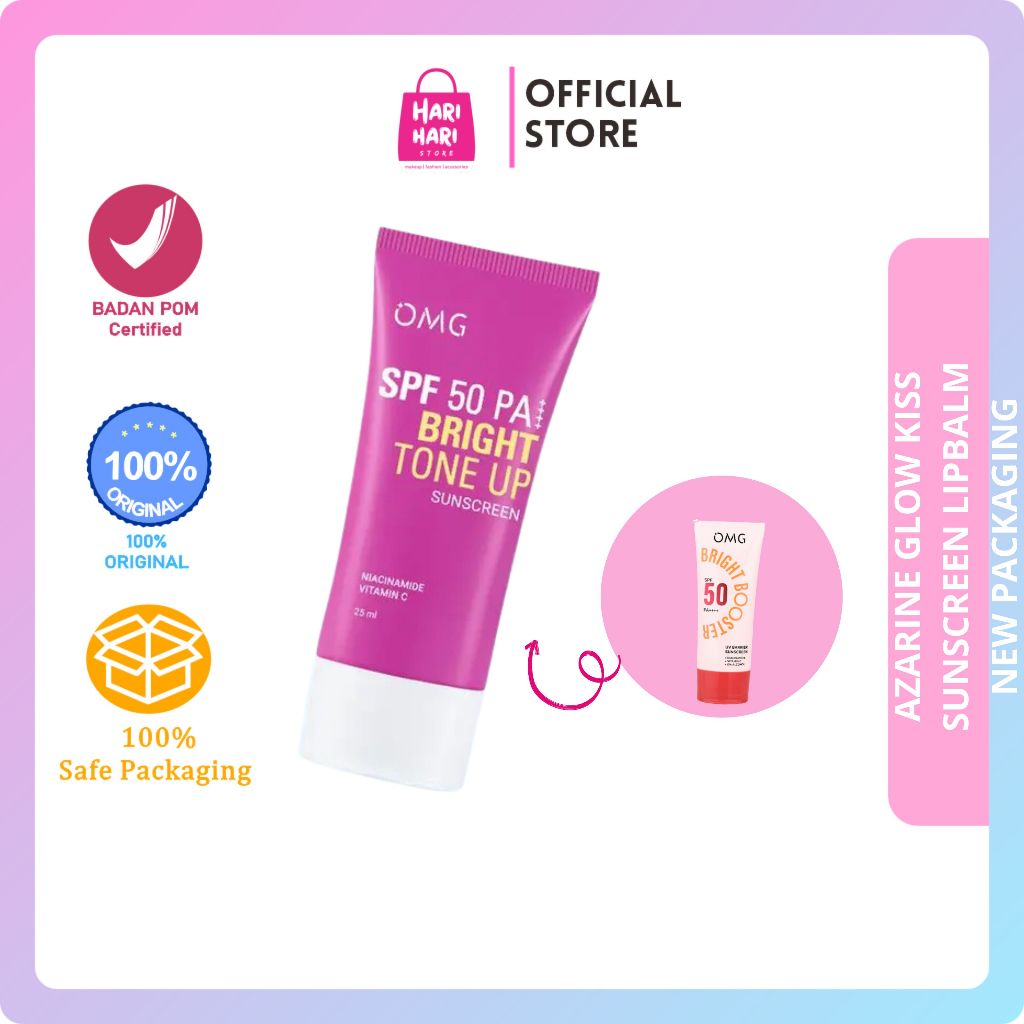 Jual ( New Packaging ) OMG Oh My Glow Bright Booster UV Barrier ...