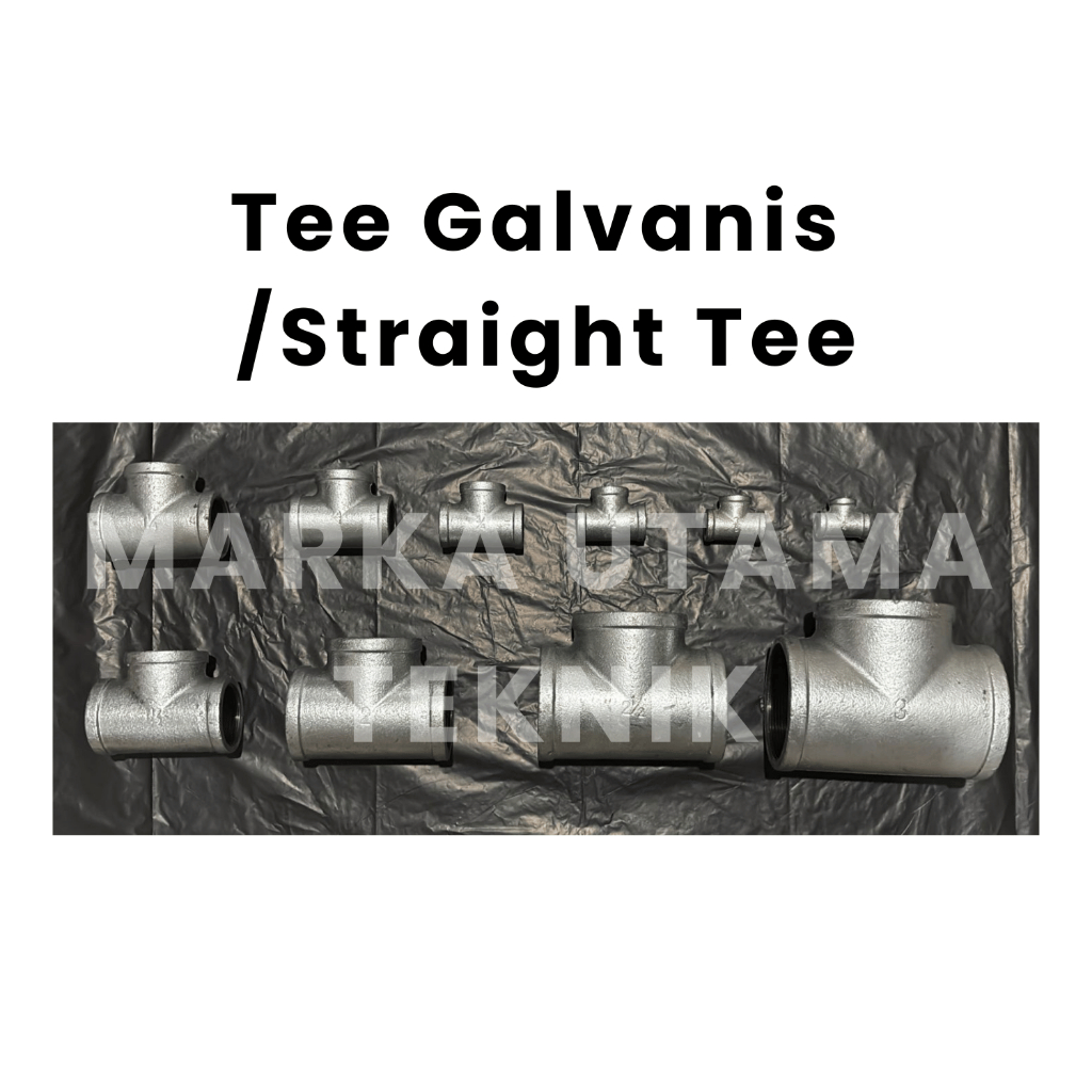 Jual TEE GALVANIS 2 INCH BESI DRAT DALAM GALVANIZE BSPT | Shopee Indonesia