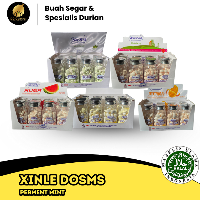 Jual Permen Buah XINLE DOSMC | All Varian | KLAMBOY | MINT | LIME ...