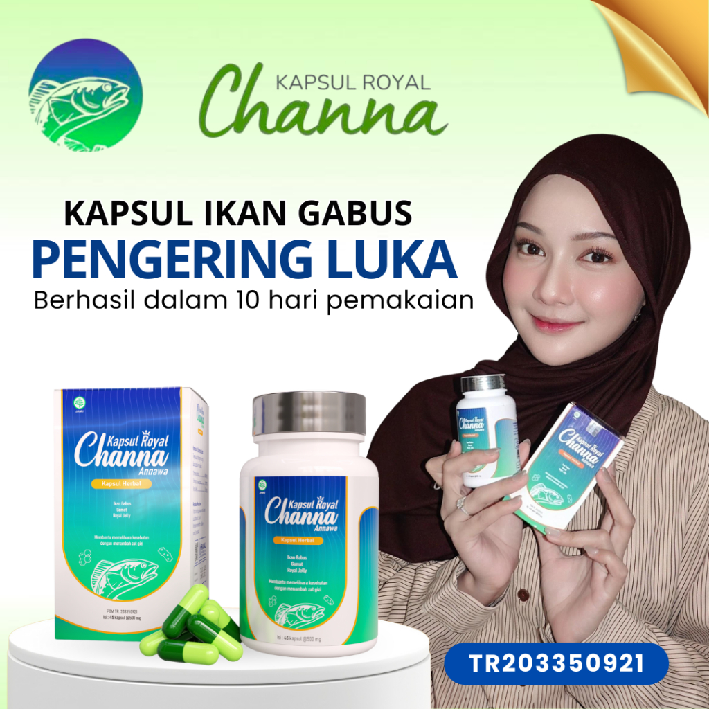 Jual Royal Channa Kapsul Kutuk Ekstrak Ikan Gabus Plus Royal Jelly ...