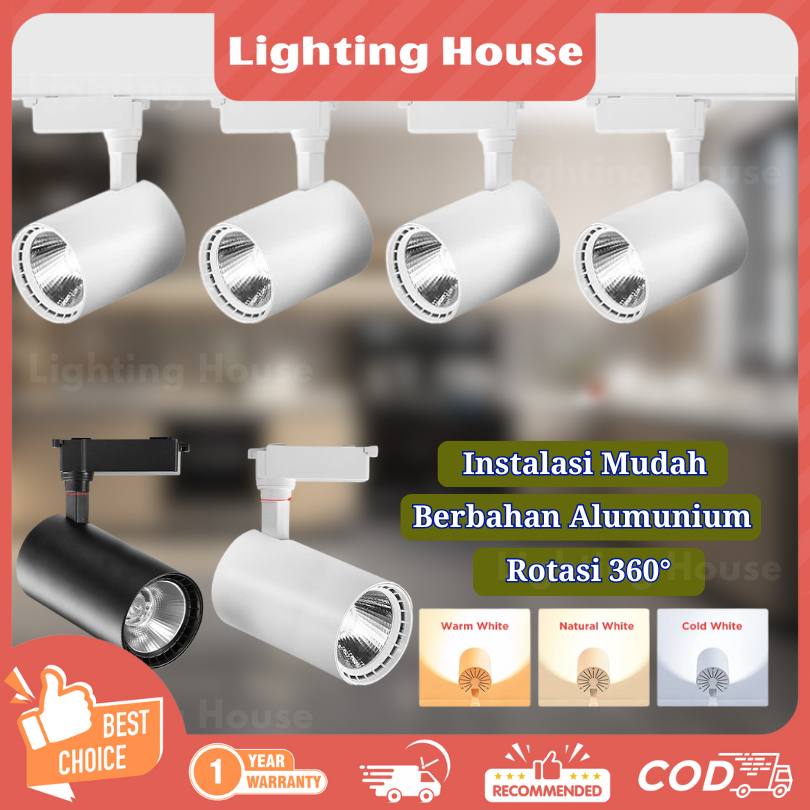 Jual Lighting House⭐Garansi 1 Tahun⭐lampu rell track lampu jalur LED ...
