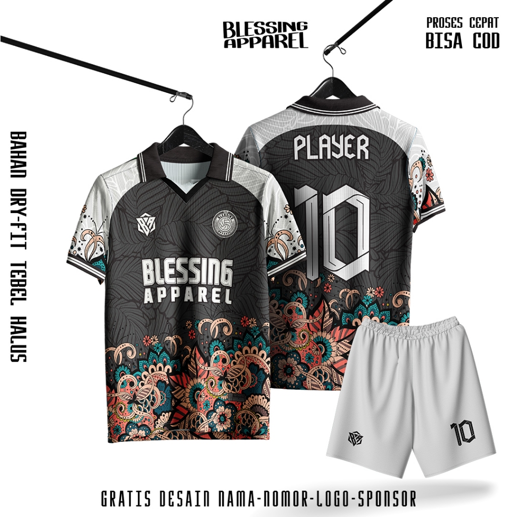 Jual JERSEY CLUB BOLA FULLPRINTING / JERSEY FUTSAL DAN BOLA DESAIN NAMA ...