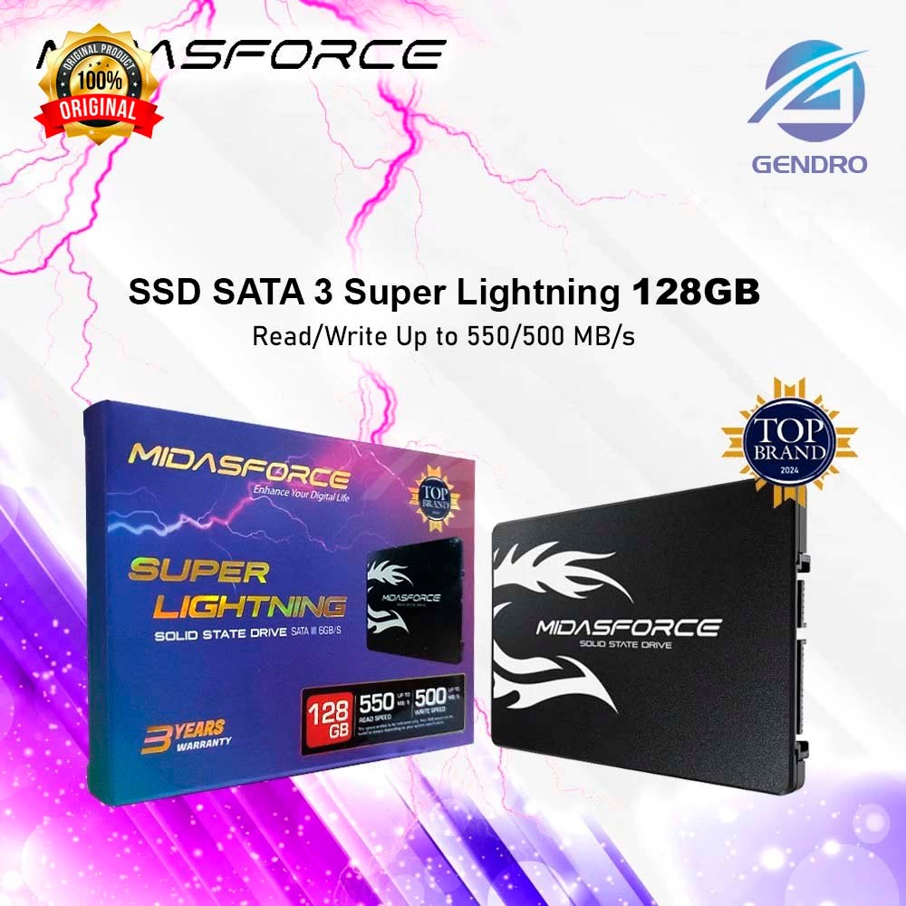 Jual SSD Midasforce 128gb 256gb 512gb Super Lightning Sata III | Shopee ...