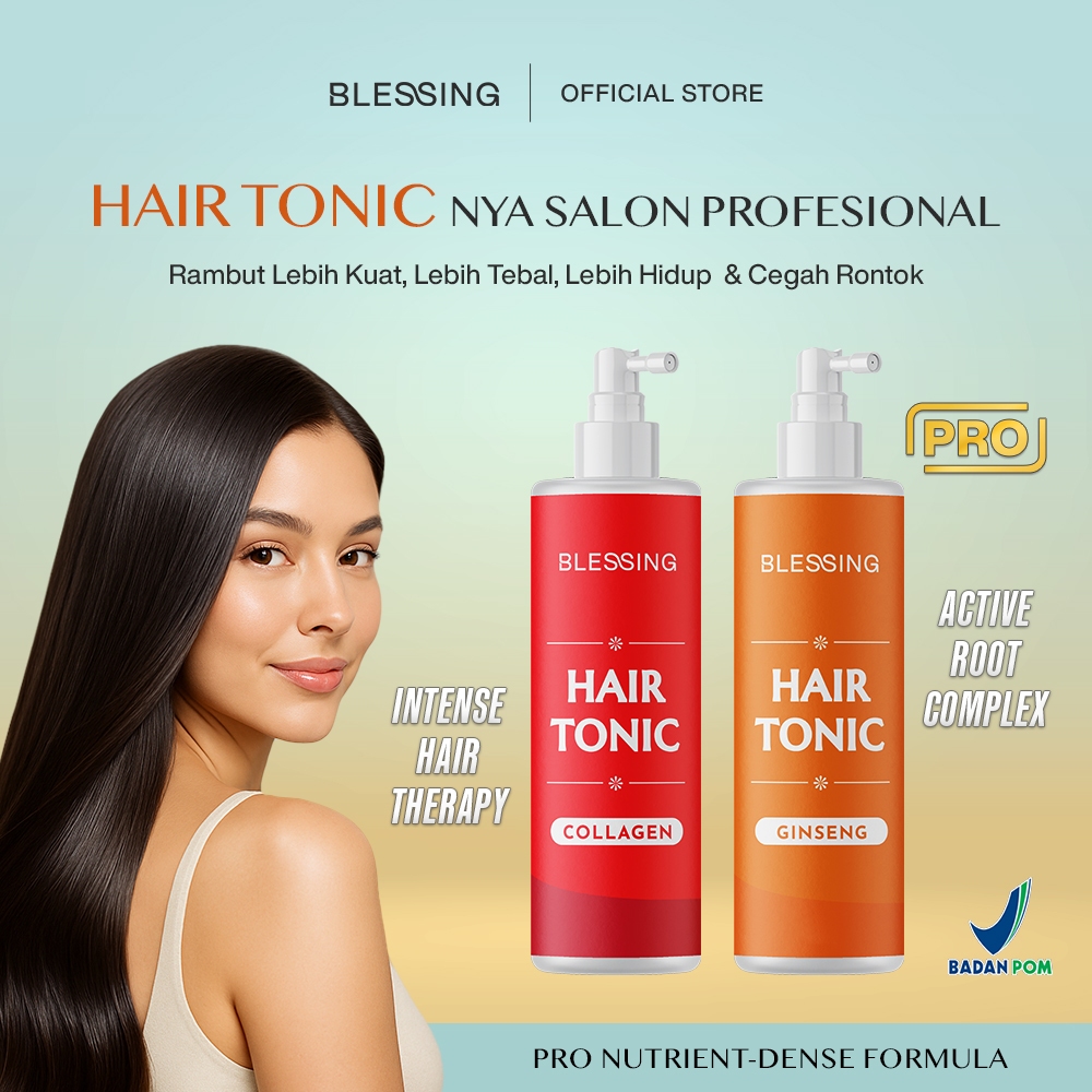Jual Blessing Hair Tonic Ginseng & Collagen – Tonic Rambut Rontok ...
