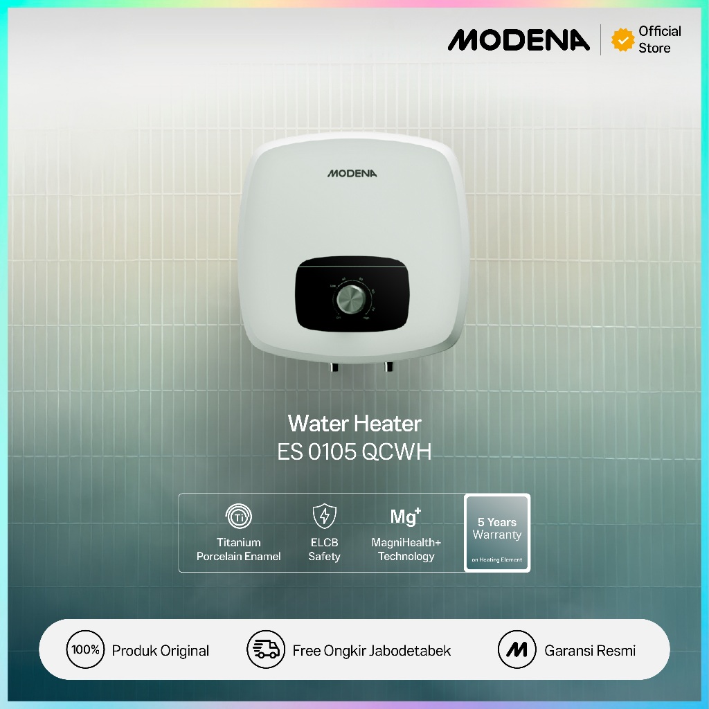 Jual MODENA ELECTRIC STORAGE WATER HEATER 10L – ES 0105 QCWH | Shopee ...