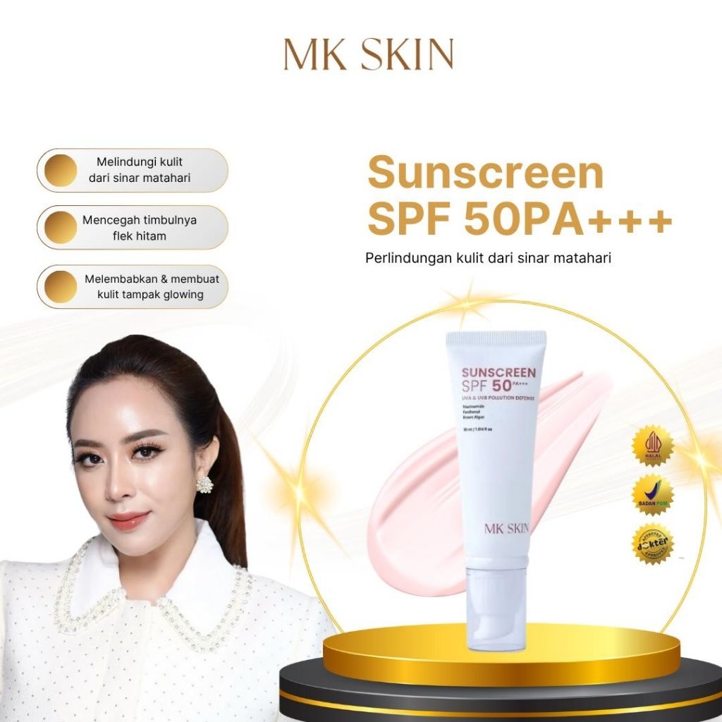 Jual SUNSCREEN MK SKIN SPF 50 PA+++ | Shopee Indonesia
