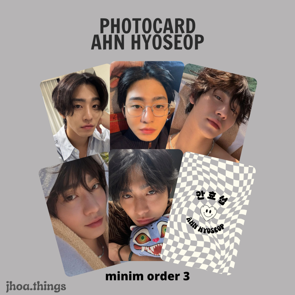 Jual [UNOFFICIAL] PHOTOCARD AHN HYOSEOP HYO SEOP PAUL AHN ACTOR KOREA ...